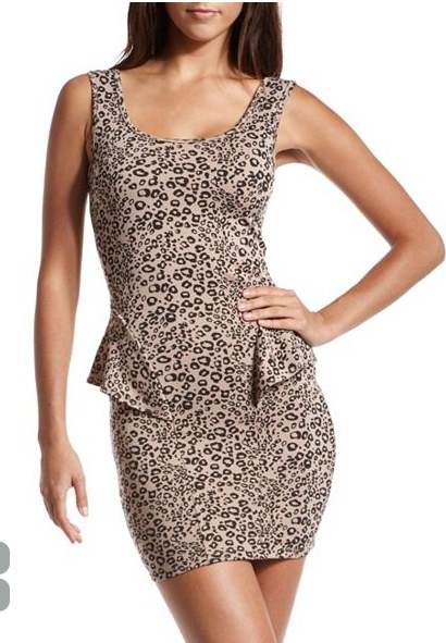 Vestidos con estampado de leopardo | AquiModa.com