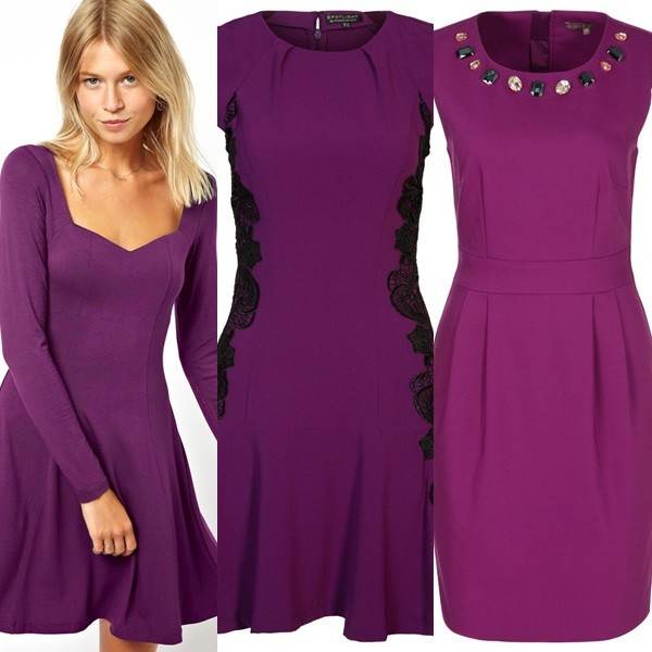 Vestidos y accesorios de color morado | AquiModa.com