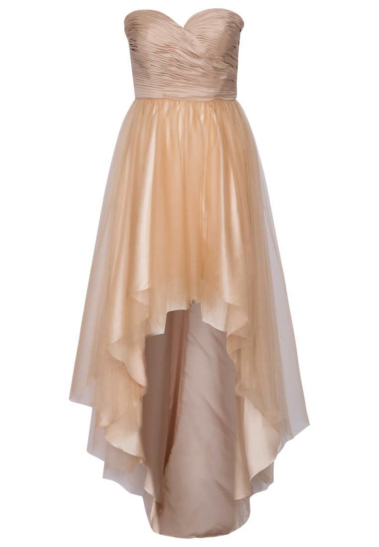 Vestidos largos de fiesta de color arena, un maravilloso color ...