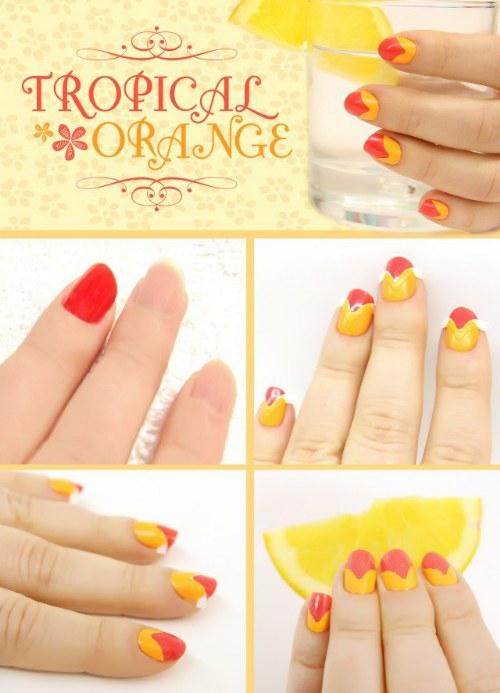 10 Adorables tutoriales de diseños de verano para tus uñas | AquiModa.com 10 Adorables tutoriales de diseños de verano para tus uñas | AquiModa.com