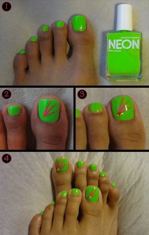10 Adorables tutoriales de diseños de verano para tus uñas | AquiModa.com 10 Adorables tutoriales de diseños de verano para tus uñas | AquiModa.com