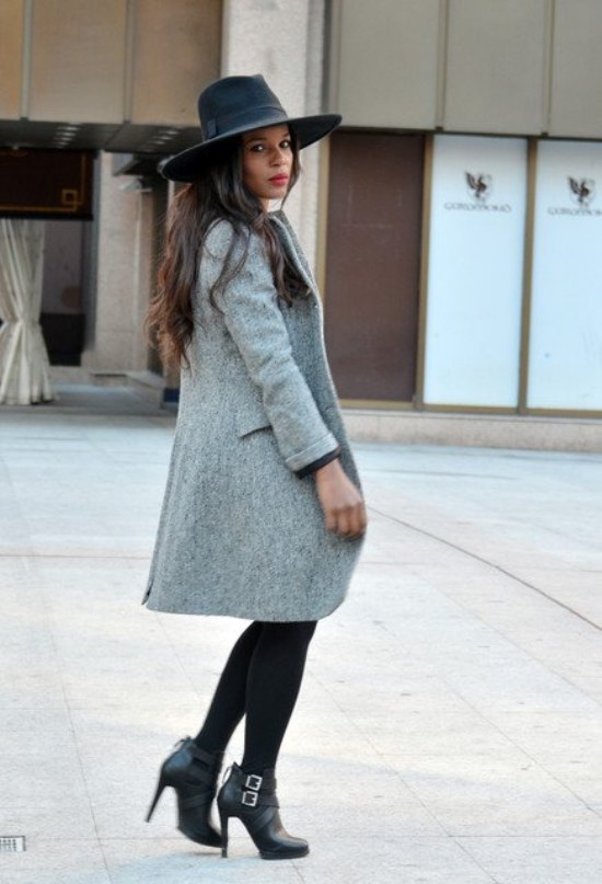 Viste de color Gris para el Invierno de Enero 2015 | AquiModa.com