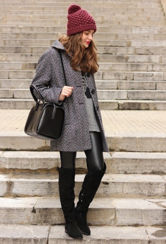 Viste de color Gris para el Invierno de Enero 2015 | AquiModa.com