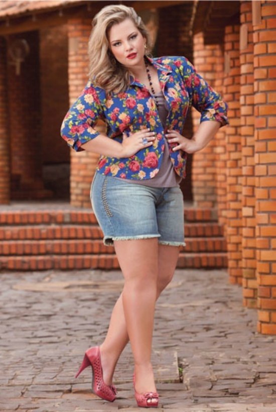 Shorts Para Gorditas Para La Primavera Y El Verano