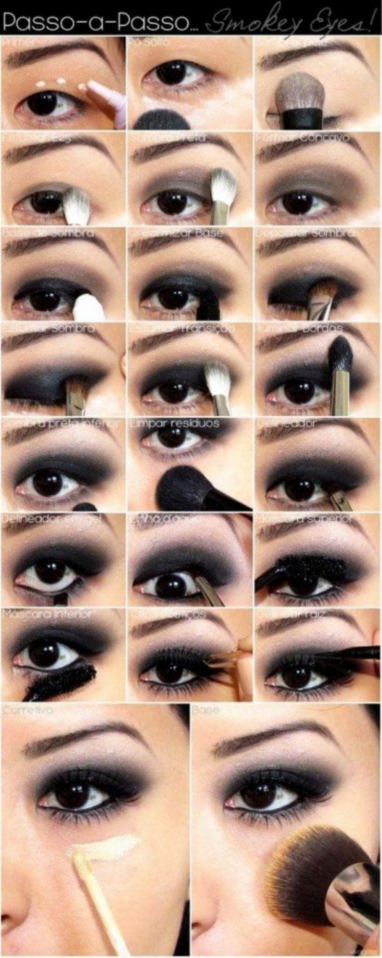 Hermosos Tutoriales Paso A Paso En Maquillaje De Sombra Para Ojos