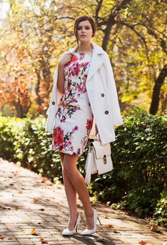 Casuales Y Elegantes Vestidos Cortos De Flores Para La Primavera 2015