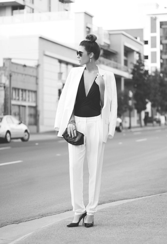 Agregale a tu Outfit Ropa de Color Blanco ya que es Moda para Primavera ...