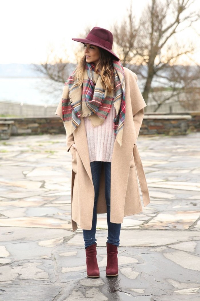 Las mejores maneras para vestir tus Outfits con bufandas para el Otoño ...