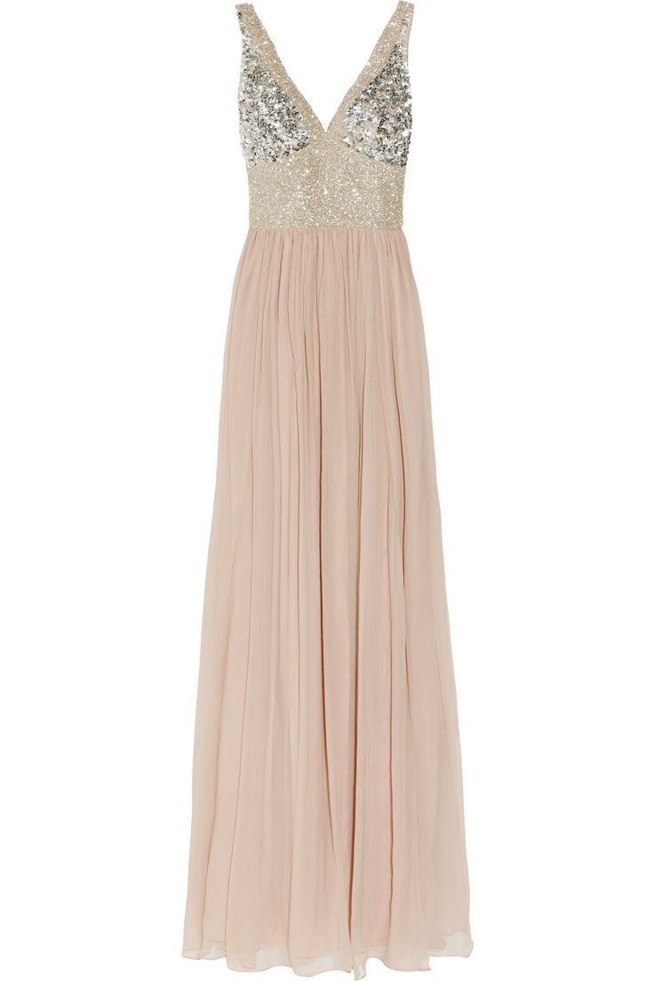 Fabulosos vestidos de fiesta color piel, te van a encantar! | AquiModa.com